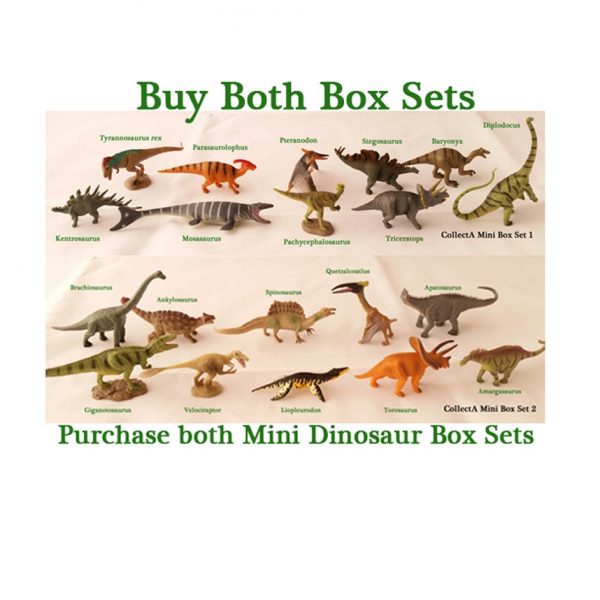 CollectA Box of Mini Dinosaurs Set 1 and 2