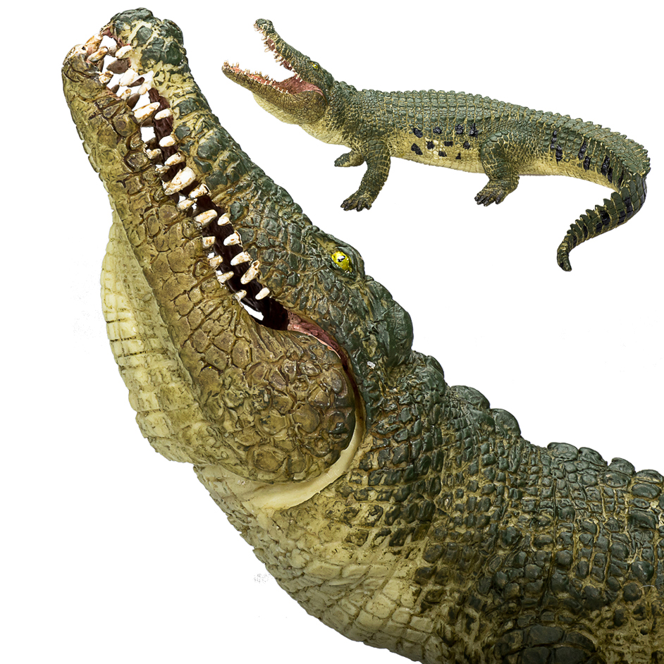 Mojo Fun Crocodile with Articulated Jaw