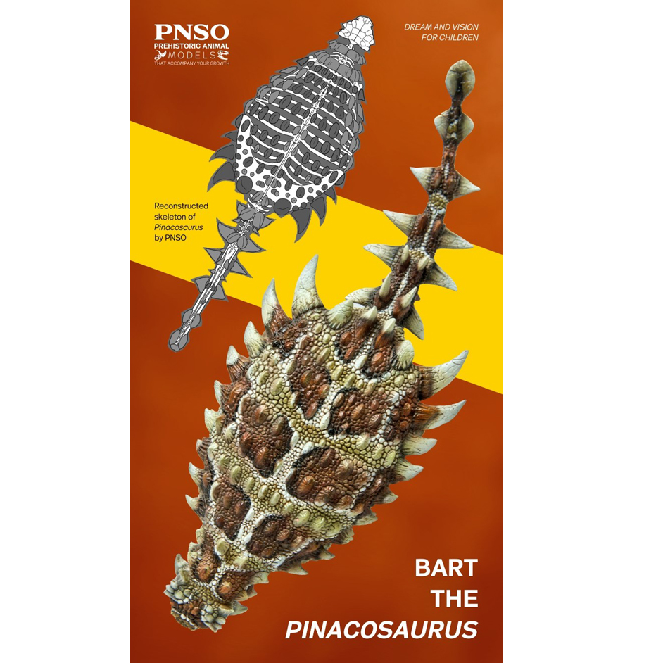 PNSO Bart the Pinacosaurus Dinosaur Model - Everything Dinosaur