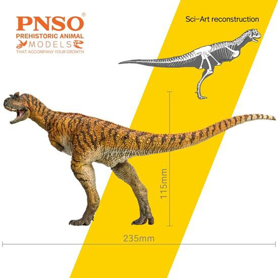 PNSO Domingo the Carnotaurus Dinosaur Model - Everything Dinosaur