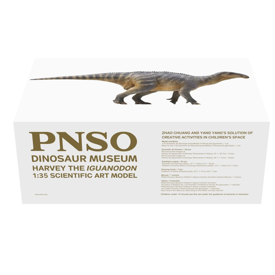 PNSO Harvey the Iguanodon Dinosaur Model - Everything Dinosaur