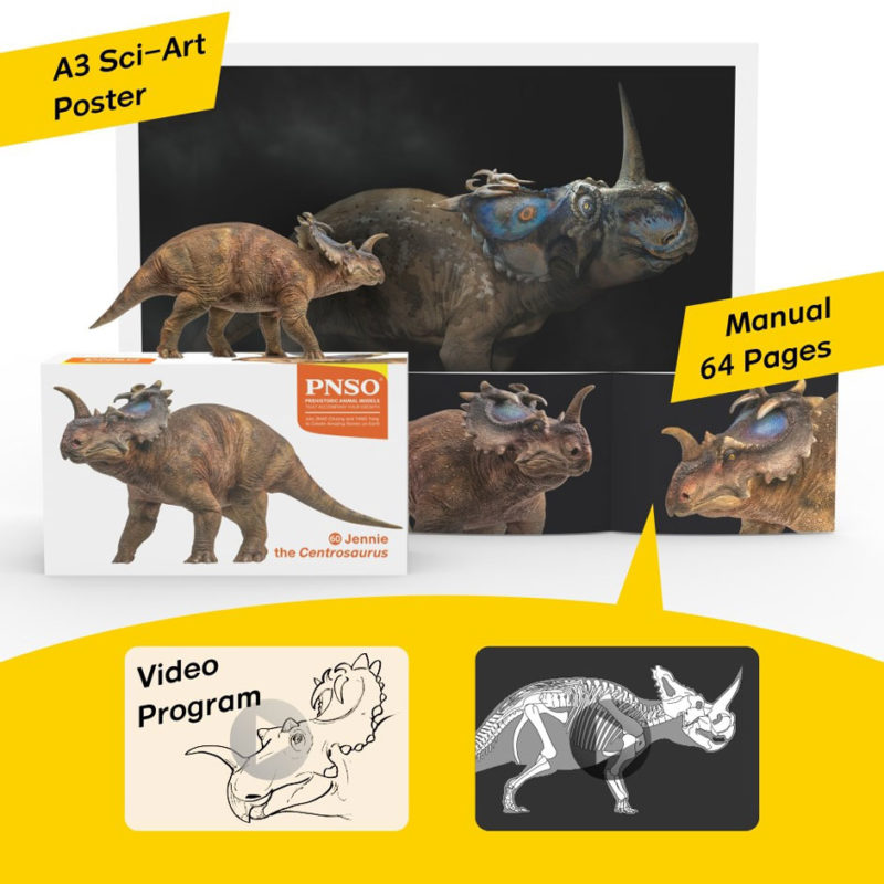 PNSO Jennie the Centrosaurus Dinosaur Model