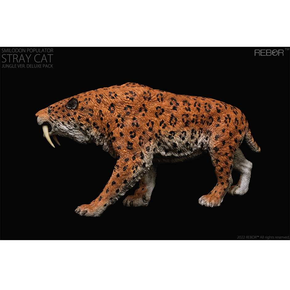 Rebor Smilodon populator Stray Cat Jungle - Everything Dinosaur