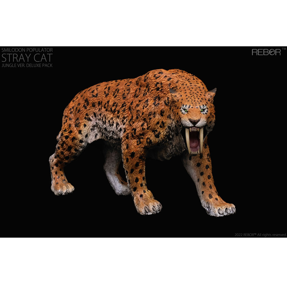 Rebor Smilodon populator Stray Cat Jungle - Everything Dinosaur