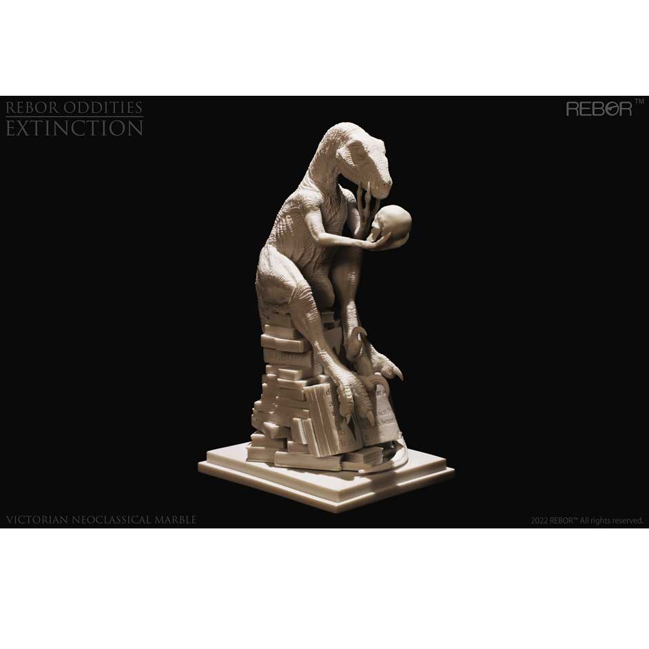 Rebor Oddities "Extinction" Victorian Neoclassical Marble