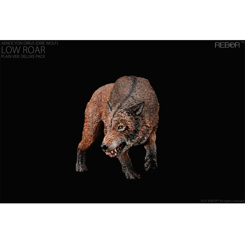 Rebor Dire Wolf Low Roar - Everything Dinosaur