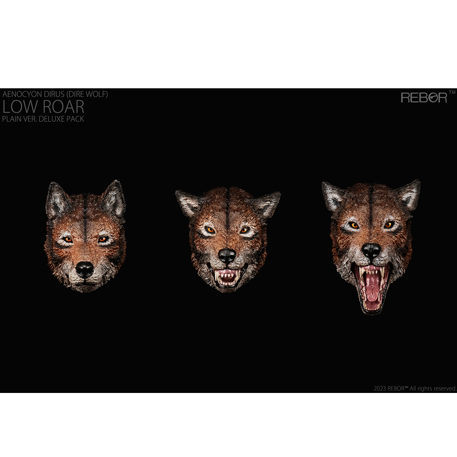 Rebor Dire Wolf Low Roar - Everything Dinosaur