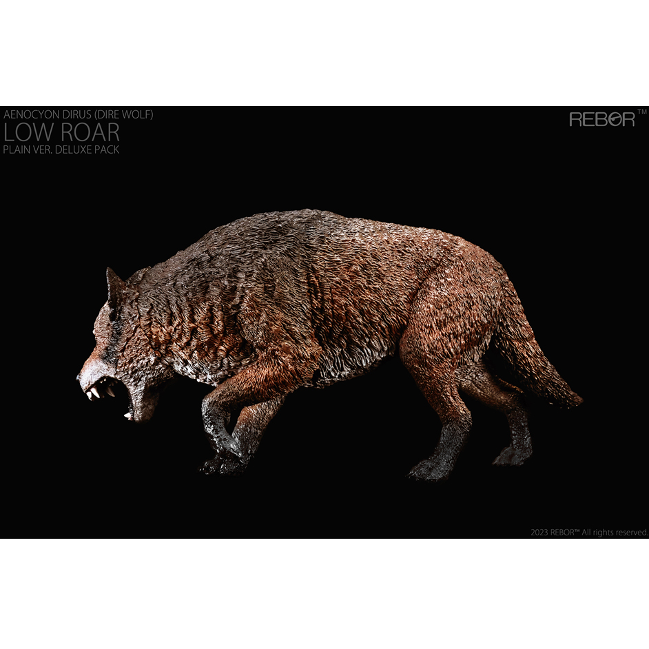 Rebor Dire Wolf Low Roar - Everything Dinosaur