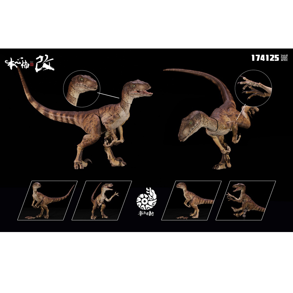 Nanmu Studio Velociraptor Shadow Blade - Everything Dinosaur