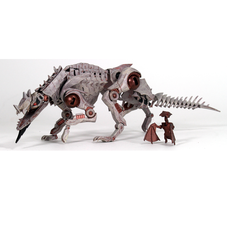Cyberzoic Armour Units - Razorhound (Achillobator) - Everything Dinosaur