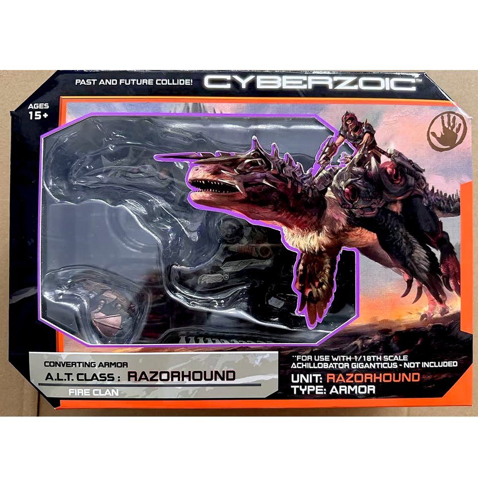 Cyberzoic Armour Units - Razorhound (Achillobator) - Everything Dinosaur