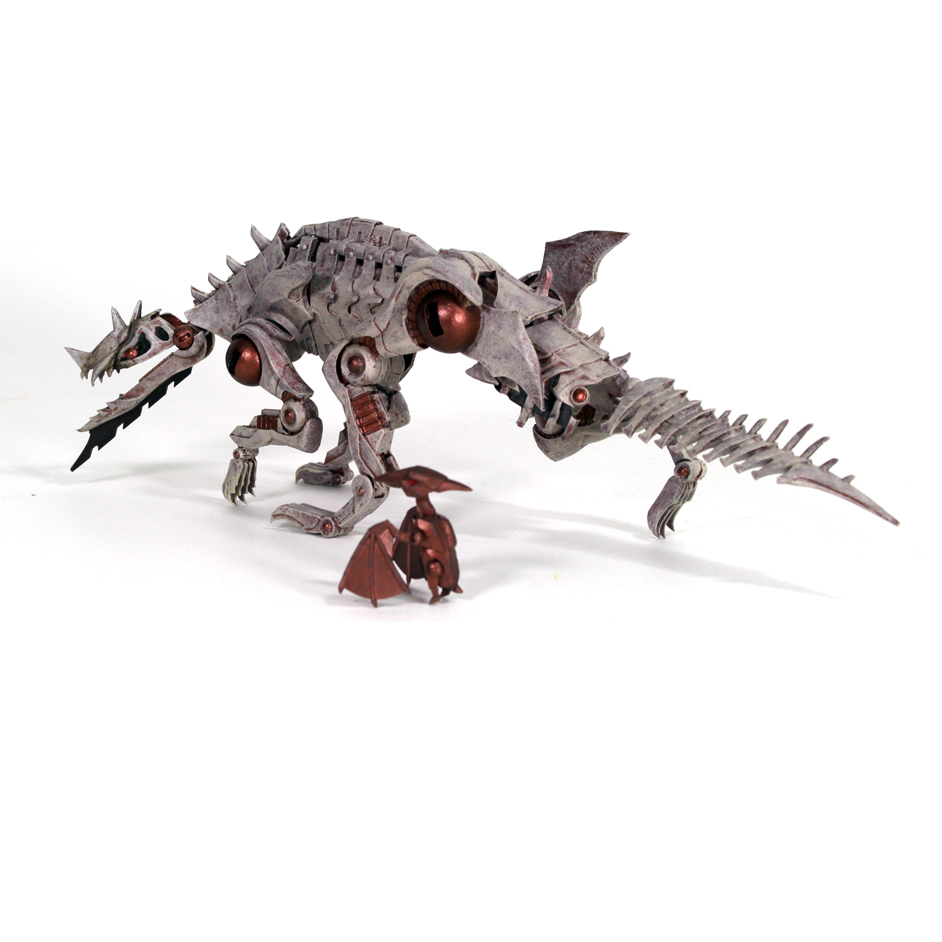 Cyberzoic Armour Units - Razorhound (Achillobator) - Everything Dinosaur