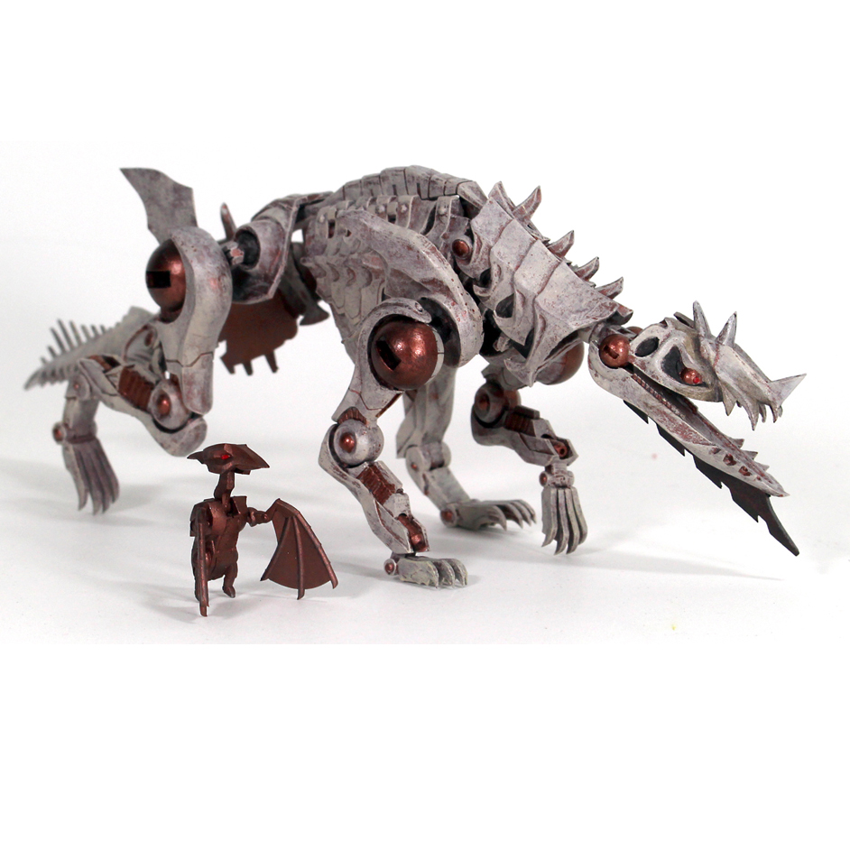 Cyberzoic Armour Units - Razorhound (Achillobator) - Everything Dinosaur