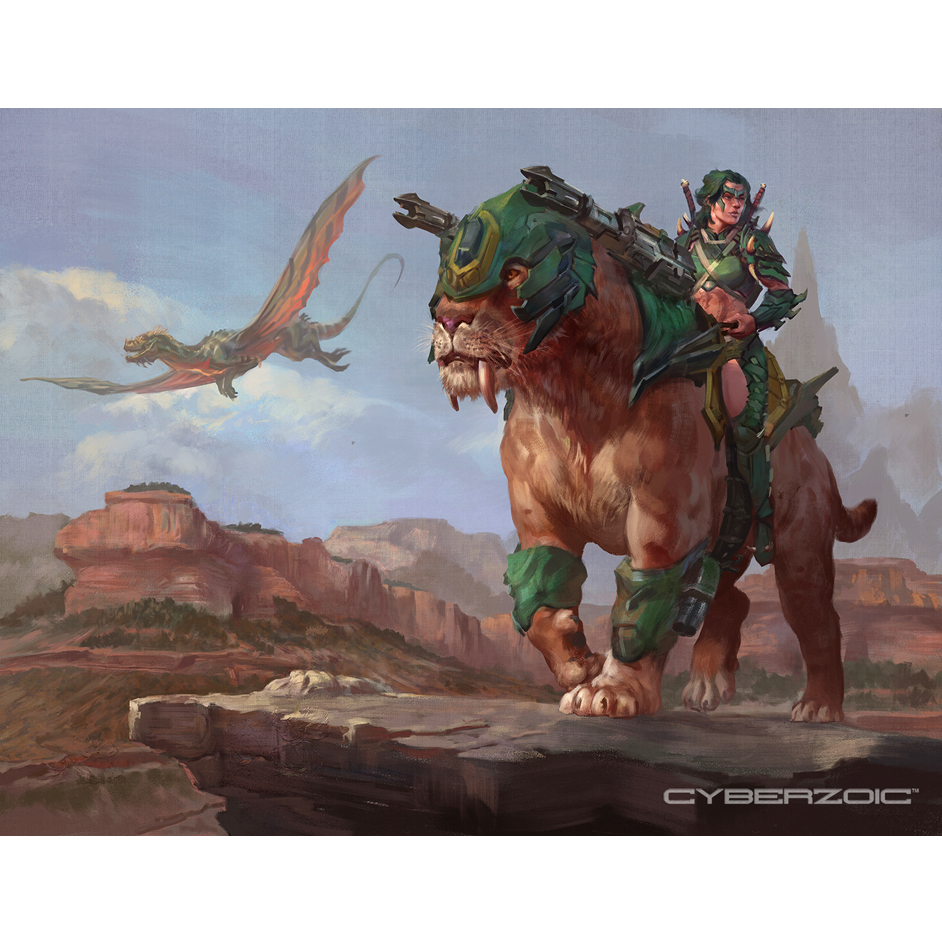 Cyberzoic Armour Units - Saberbeast (Smilodon) - Everything Dinosaur