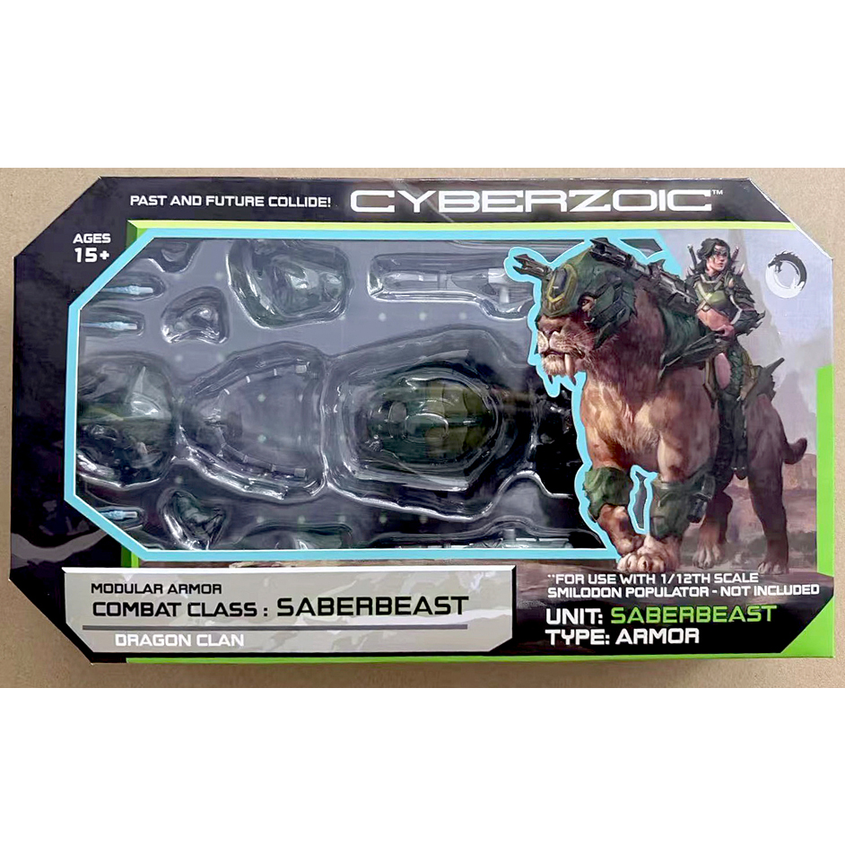 Cyberzoic Armour Units - Saberbeast (Smilodon) - Everything Dinosaur